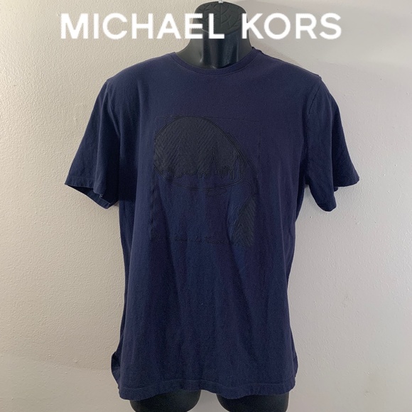 Michael Kors | Shirts | Michael Kors Texture Graphic T Shirt Large ...